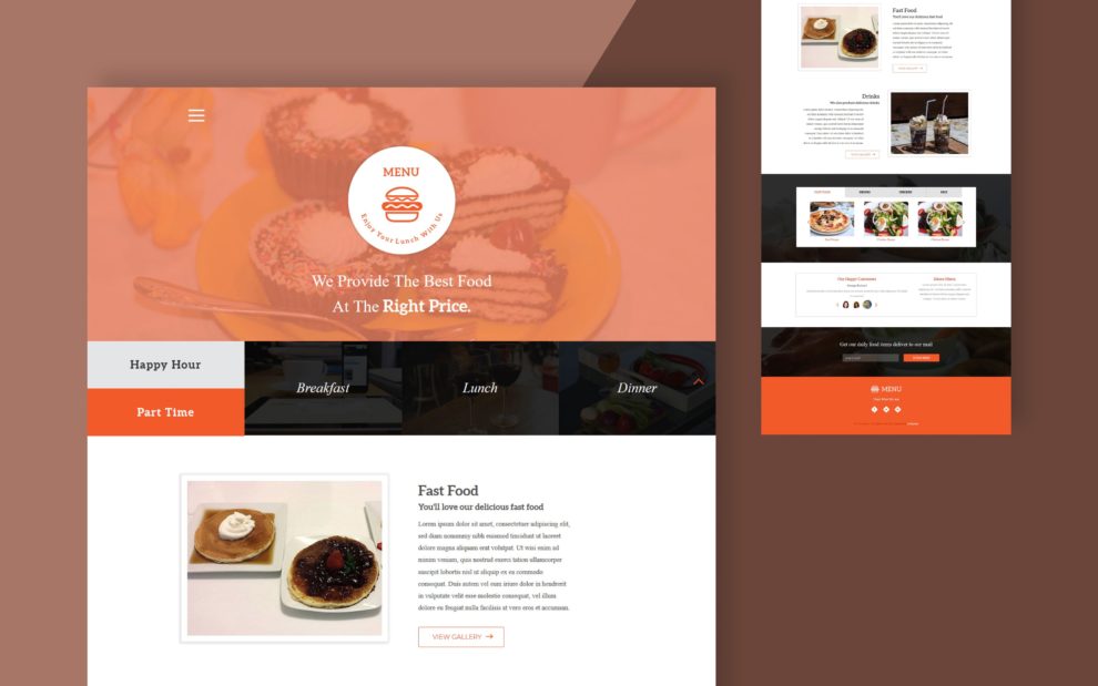 Menu a Restaurant Flat Bootstrap Responsive web template – W3Layouts