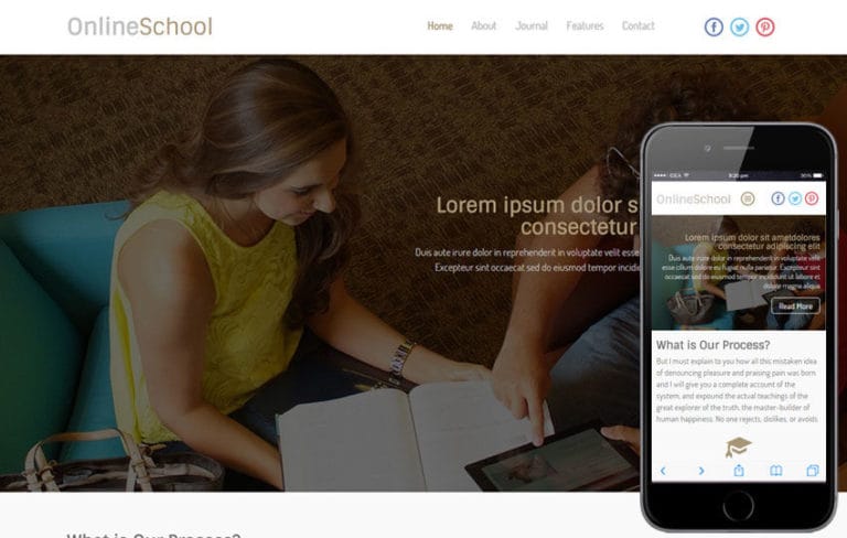 Online School Education School Website Template » W3Layouts
