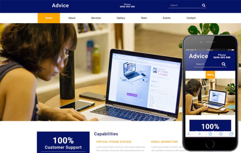 Advice Corporate Business Website Template » W3Layouts