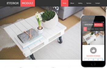 Interior Module a interior architects Mobile Website Template – W3Layouts