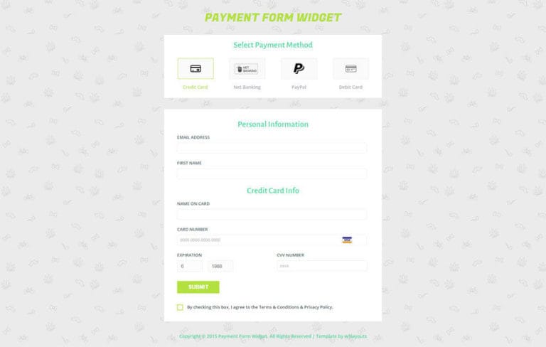 Payment Form Template | Free Payment Gateway Template - W3layouts