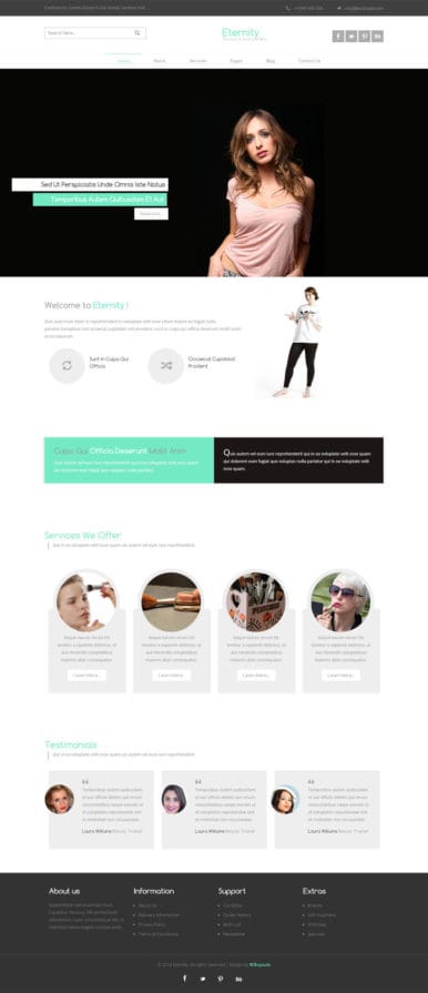 Eternity Fashion Website Template » W3Layouts