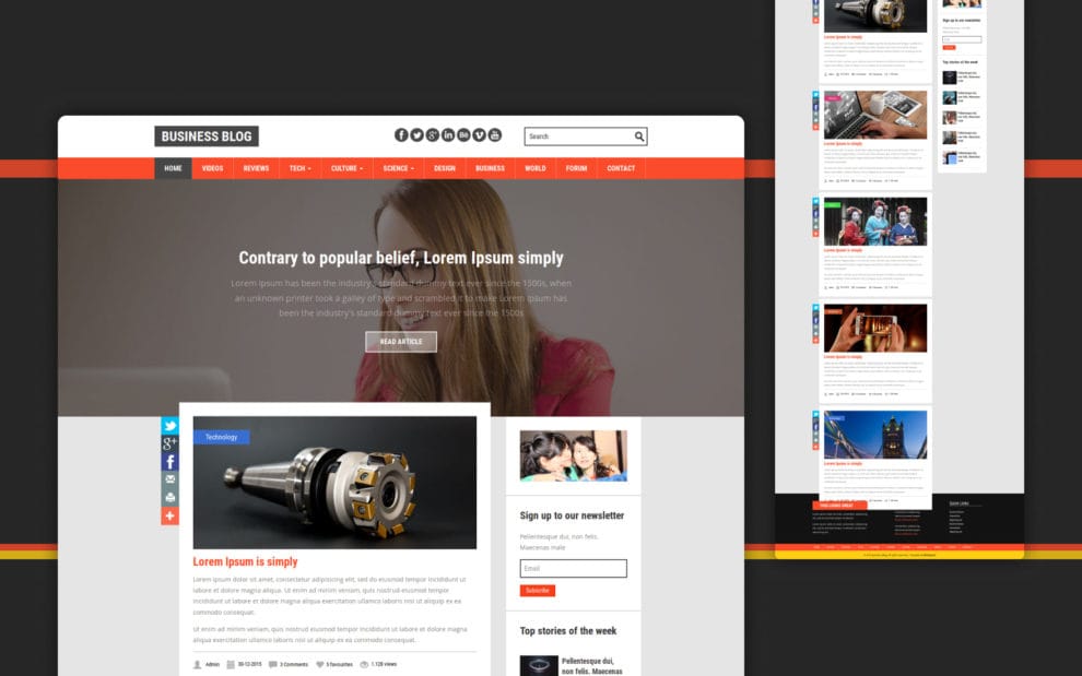 Foodie Blog a Blogging Website Template » W3Layouts