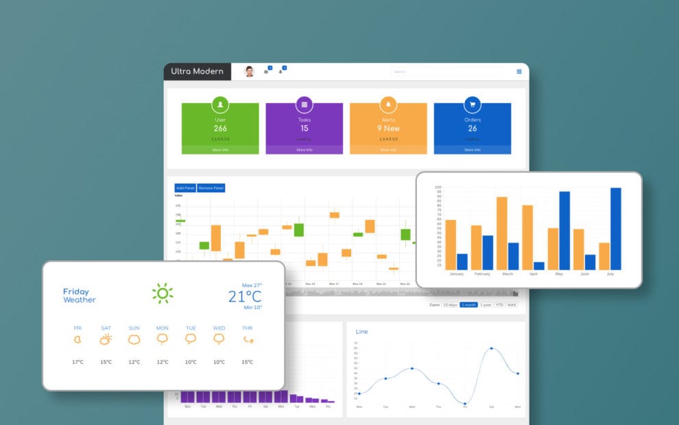 Admin Panel website template and themes