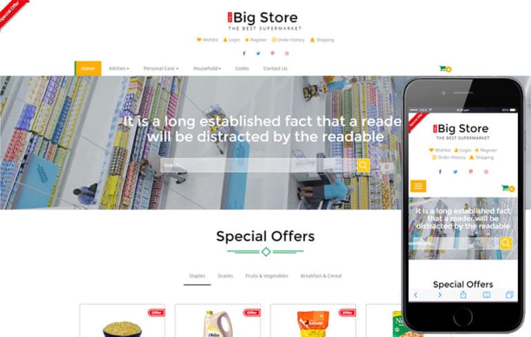 Mobile Store Template | Mobile Shop Website Template - W3layouts