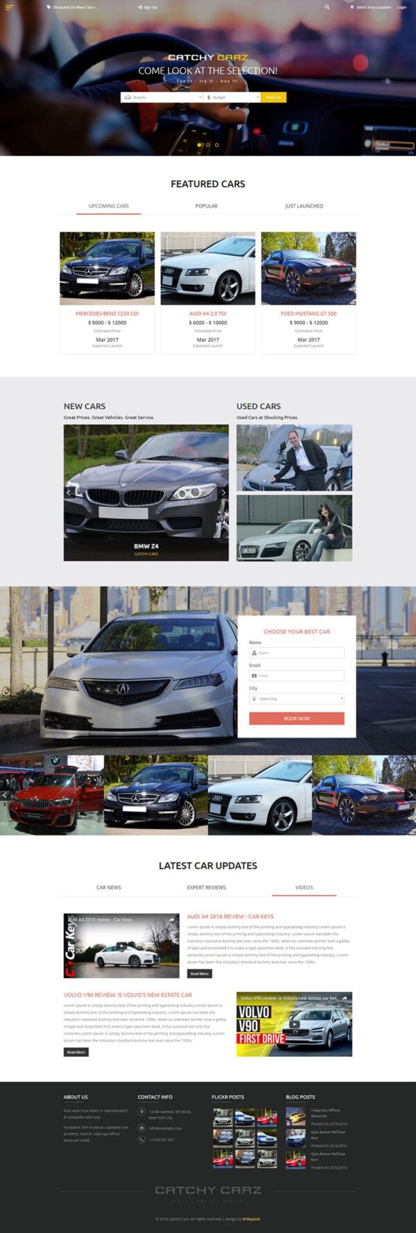 Catchy Carz classified ads Category Flat Bootstrap Responsive Web Template