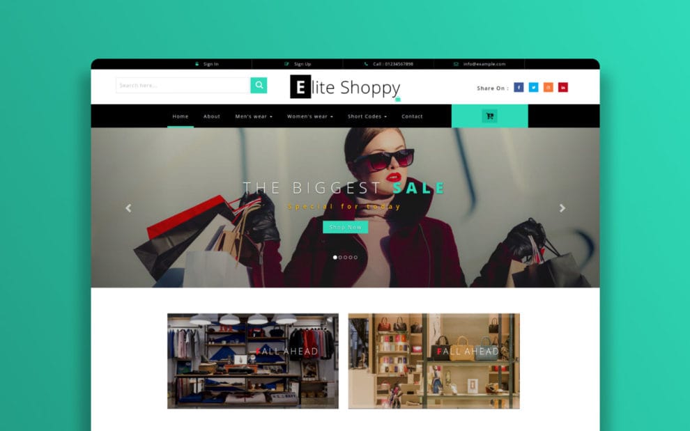 Elite Shoppy | Ecommerce Website Templates - W3layouts