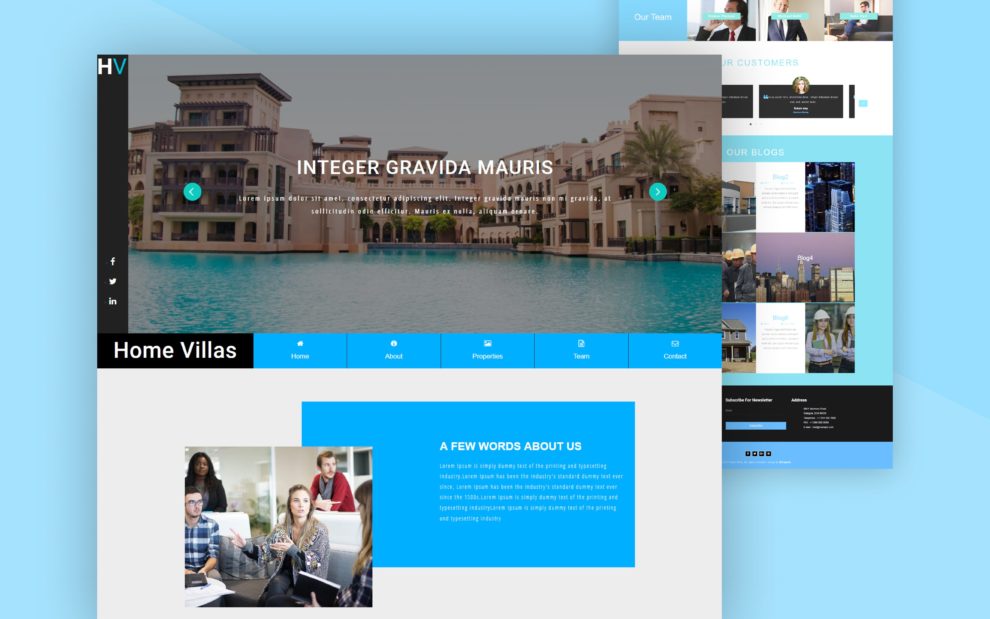 Best Free Real Estate Website Templates 2020 » W3Layouts