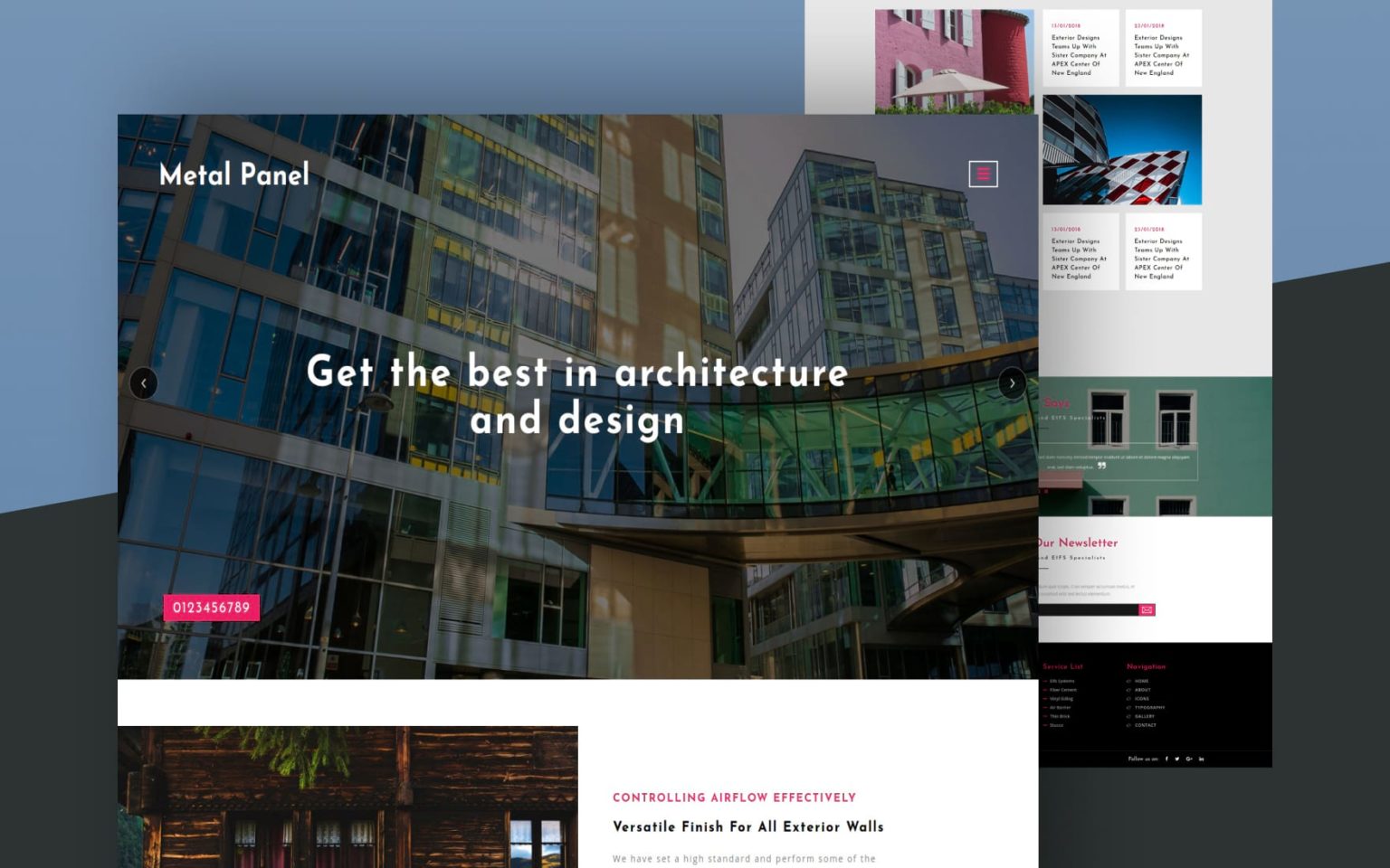 Exterior Design website templates and themes