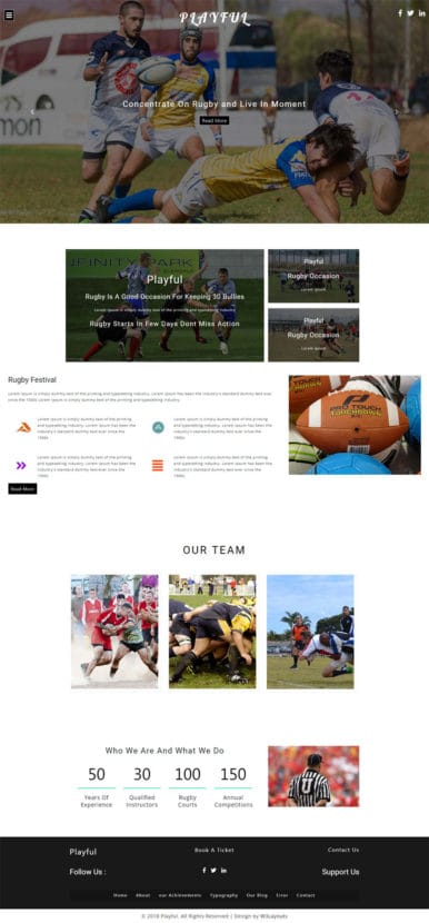 Playful Sports Category Bootstrap Responsive Web Template » W3Layouts