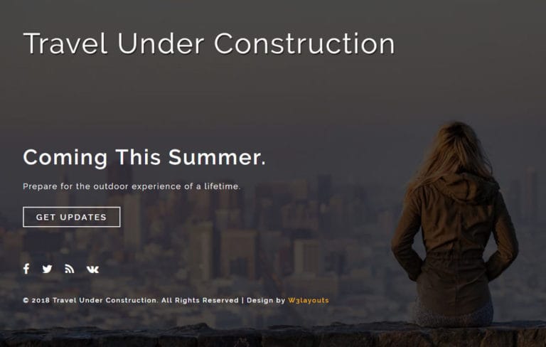 Building Under Construction Flat Responsive Widget Template » W3Layouts