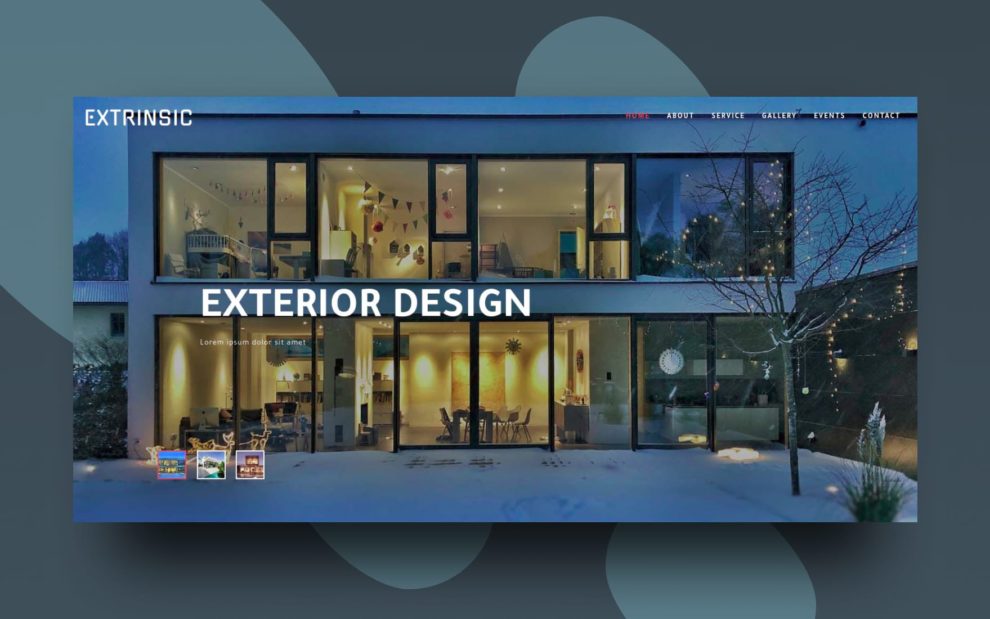 Extrinsic Exterior Design Website Template » W3Layouts