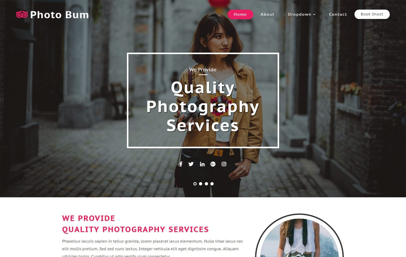 Photo Bum Photo Gallery Category Bootstrap Responsive Web Template ...