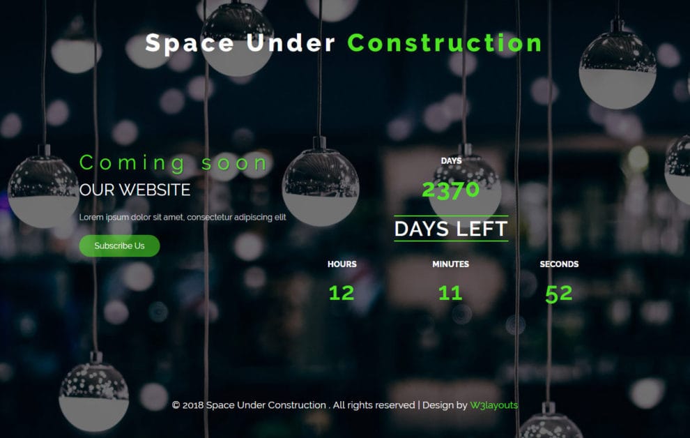 Under Construction website templates and themes » Page 3 of 10 » W3Layouts