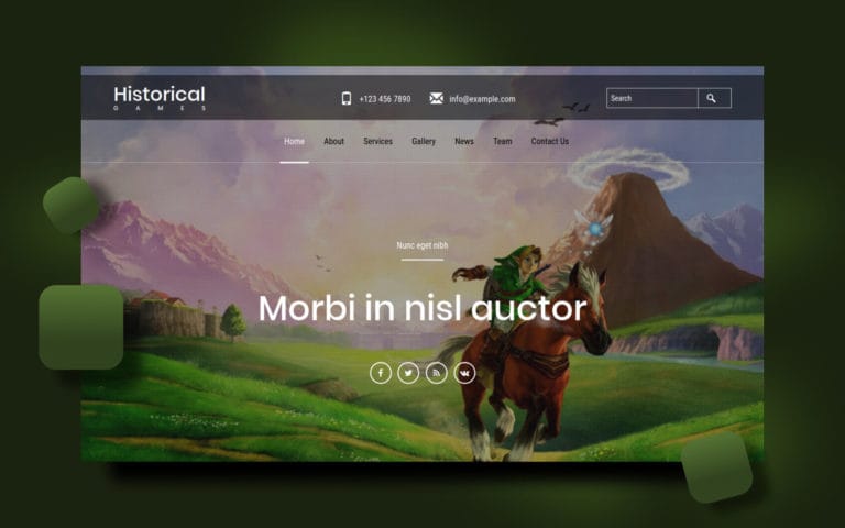 Online Video Game Website Template » W3Layouts