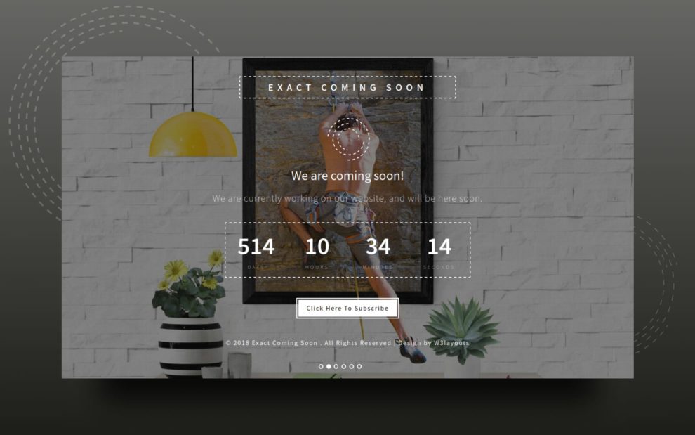 Action Coming Soon Web Element » W3Layouts