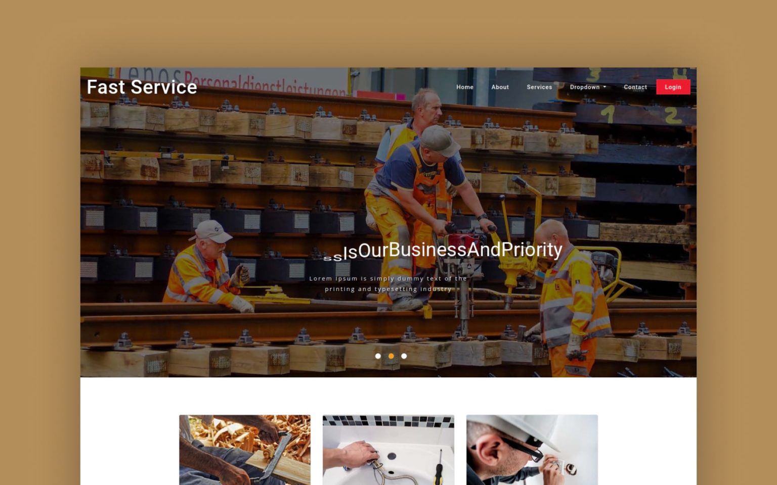 Home Maintenance & Service website templates and themes