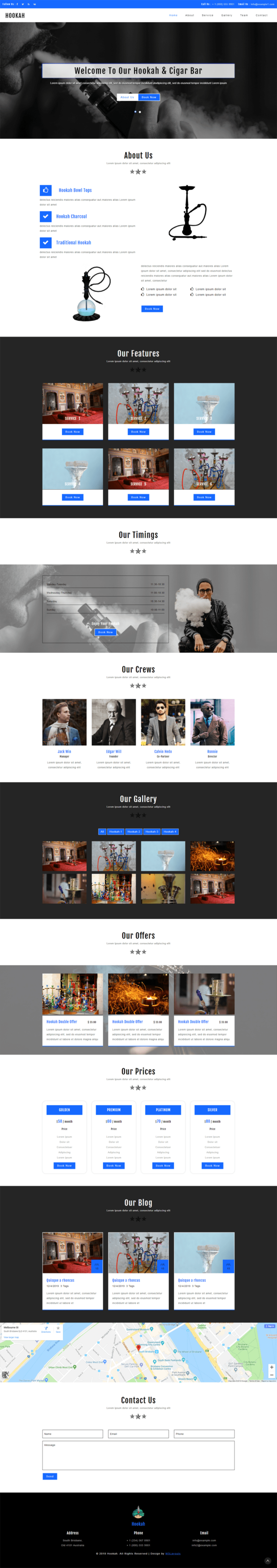 Hookah Entertainment Website Template » W3Layouts