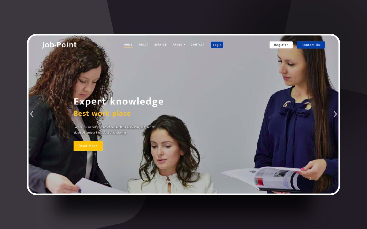 Human Resource Management website templates and themes