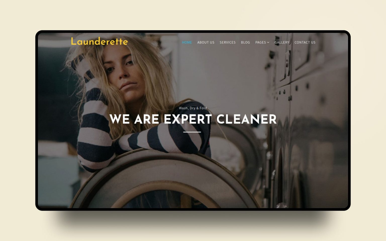 Laundry website templates and themes