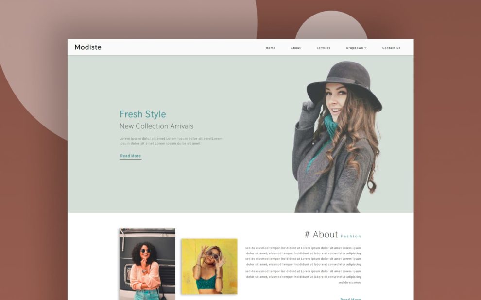 Modiste Fashion Website Template » W3Layouts