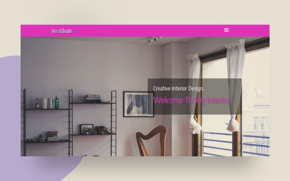 Trinket Interior Category Bootstrap Responsive Web Template