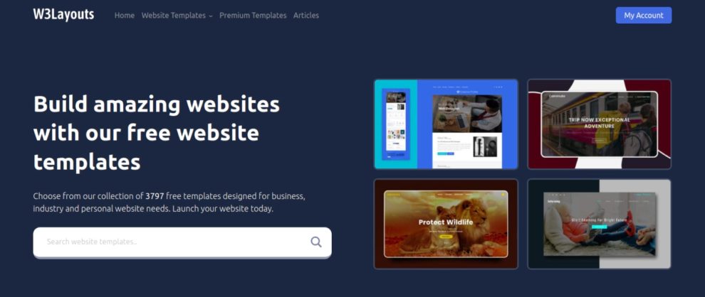 How To Download A Website Template From W3Layouts