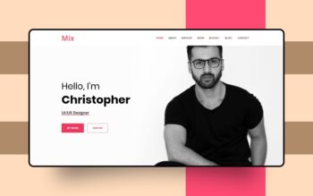 MIX Website Template » W3Layouts