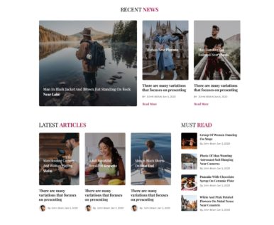 Entertainment Website Templates and WordPress Themes » W3Layouts