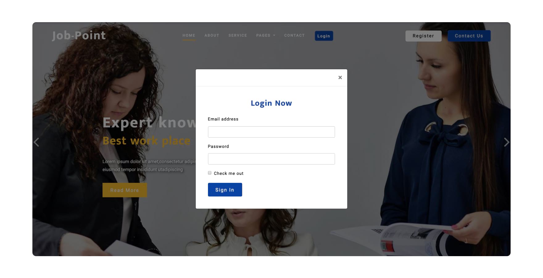 Human Resource Job portal Website Templates and WordPress Themes ...