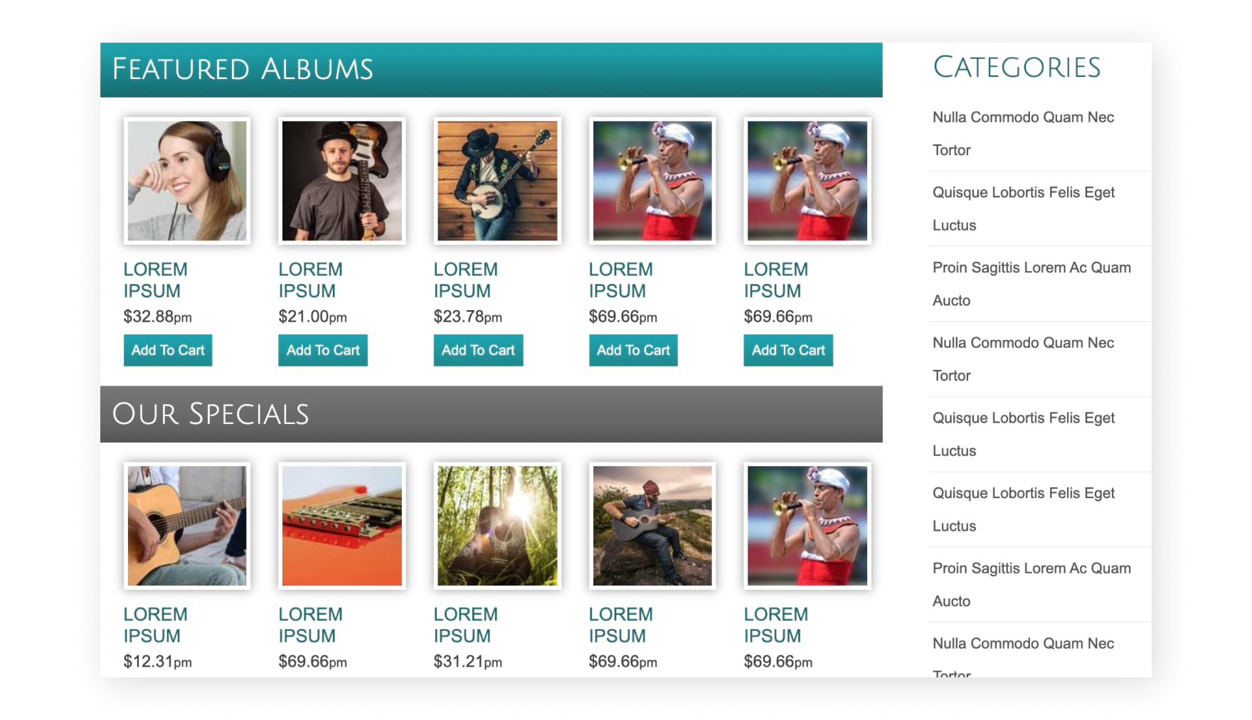 Music Portal Website Templates and WordPress Themes » W3Layouts