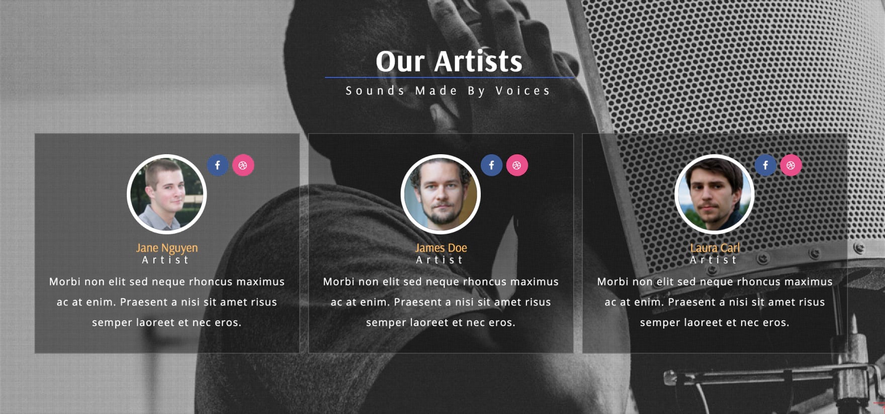 Music Portal Website Templates and WordPress Themes » W3Layouts