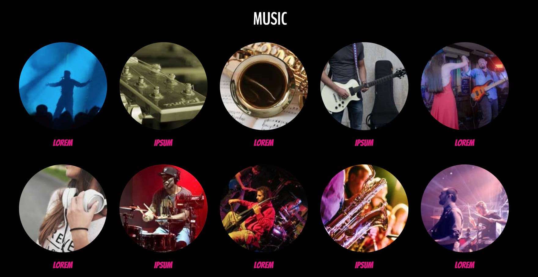 Music Portal Website Templates and WordPress Themes » W3Layouts