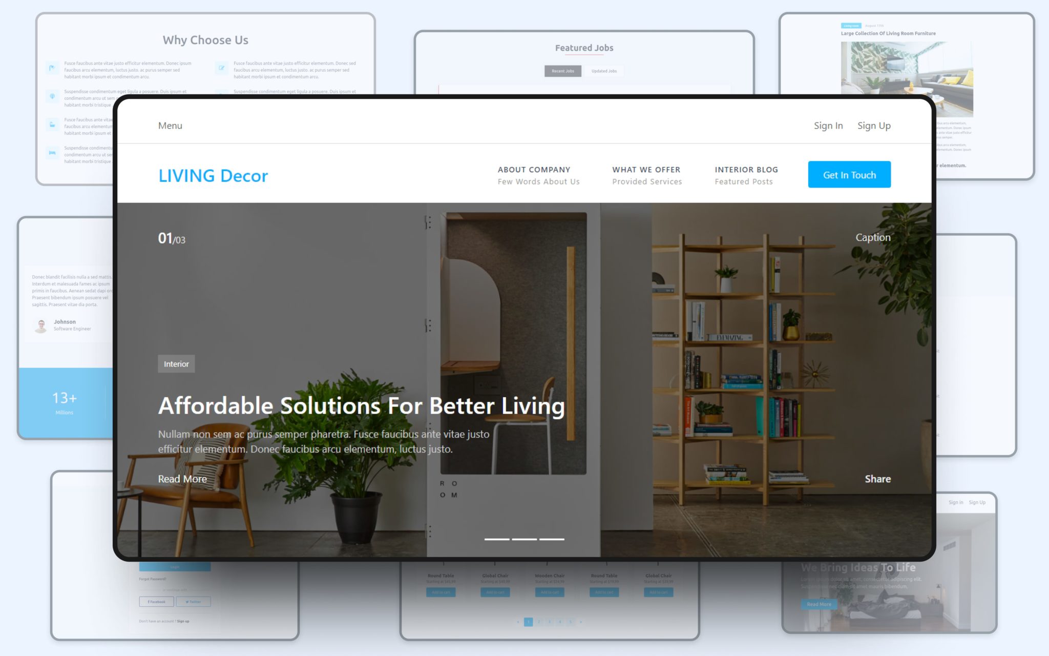 Living Decor Website Template » W3Layouts