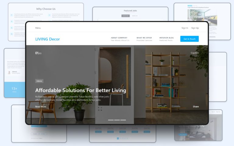 Living Decor Website Template » W3Layouts
