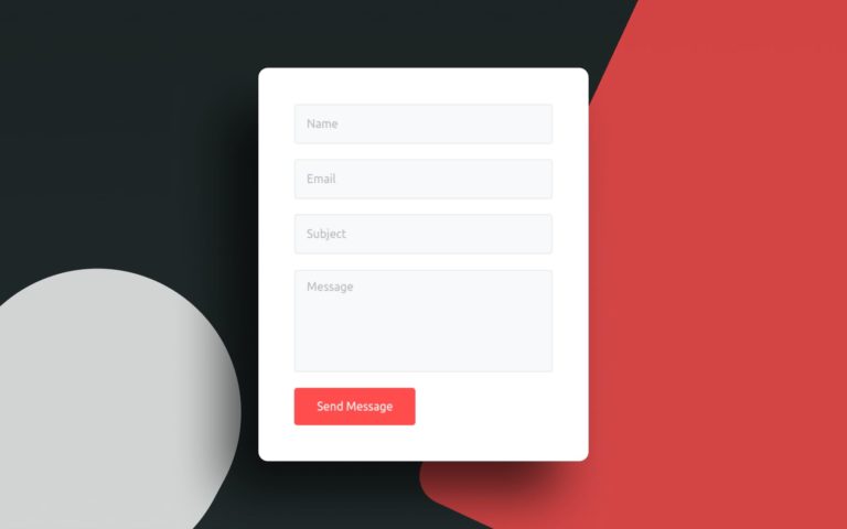 Plain Contact Form Web Element » W3Layouts