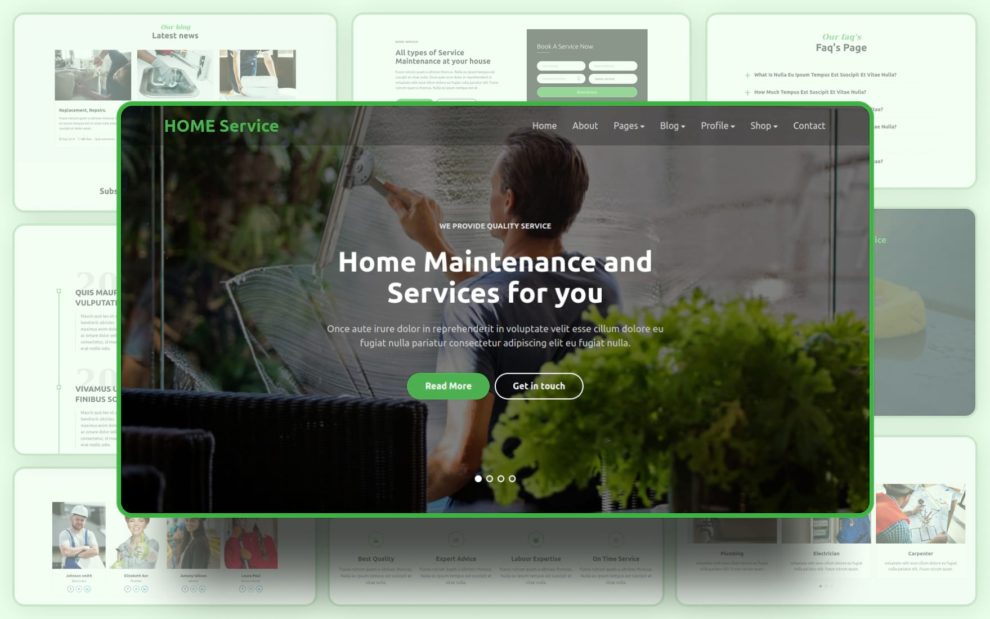 Home Service Website Template » W3Layouts