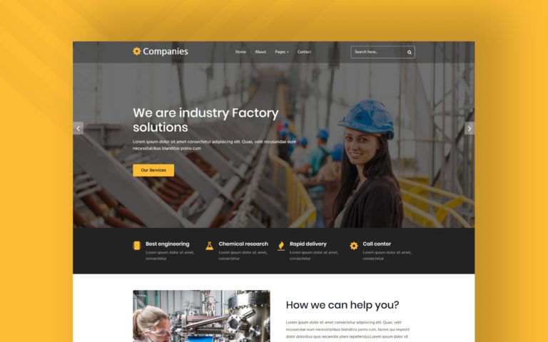 Companies Website Template » W3Layouts