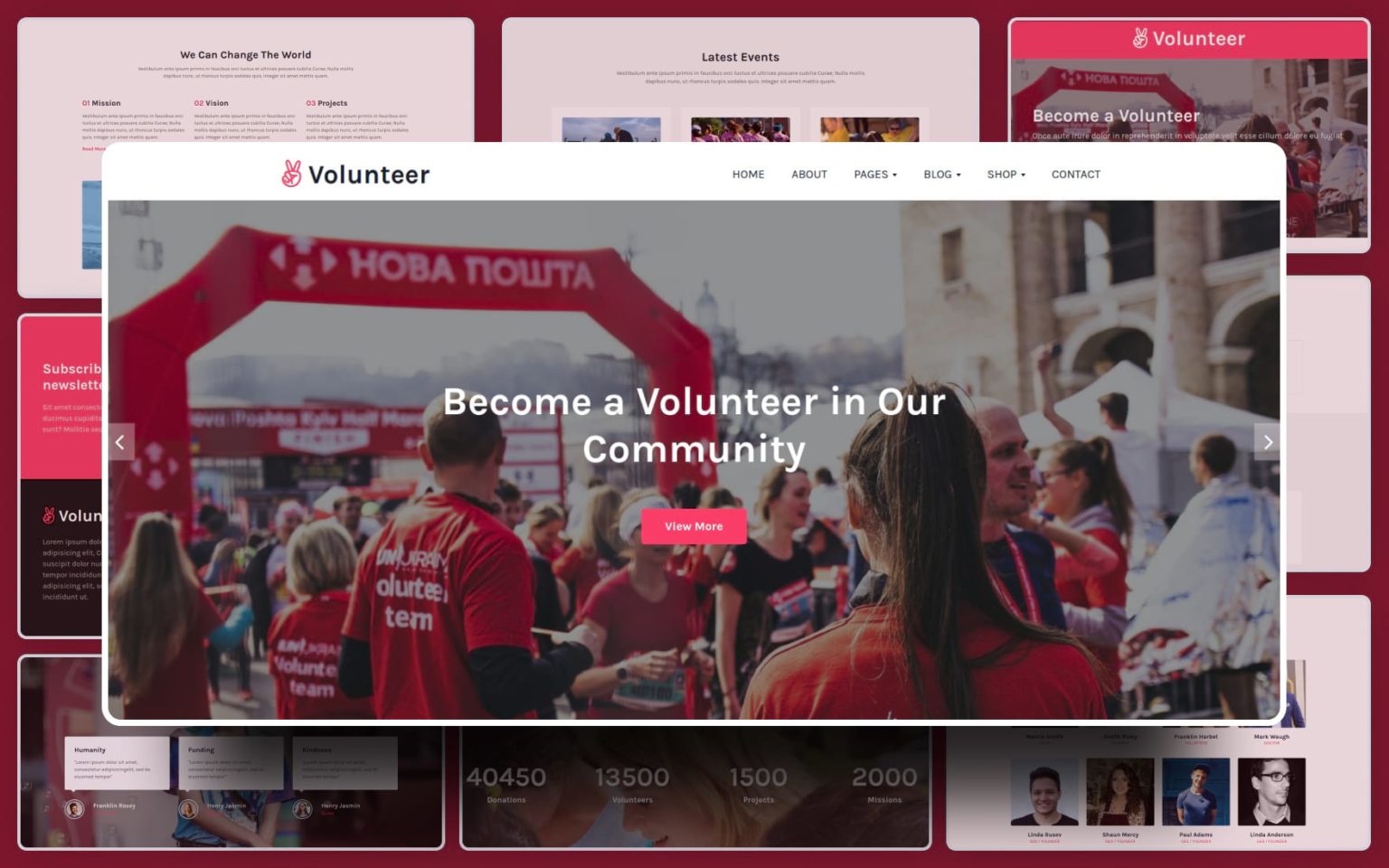 Volunteer Website Template » W3Layouts