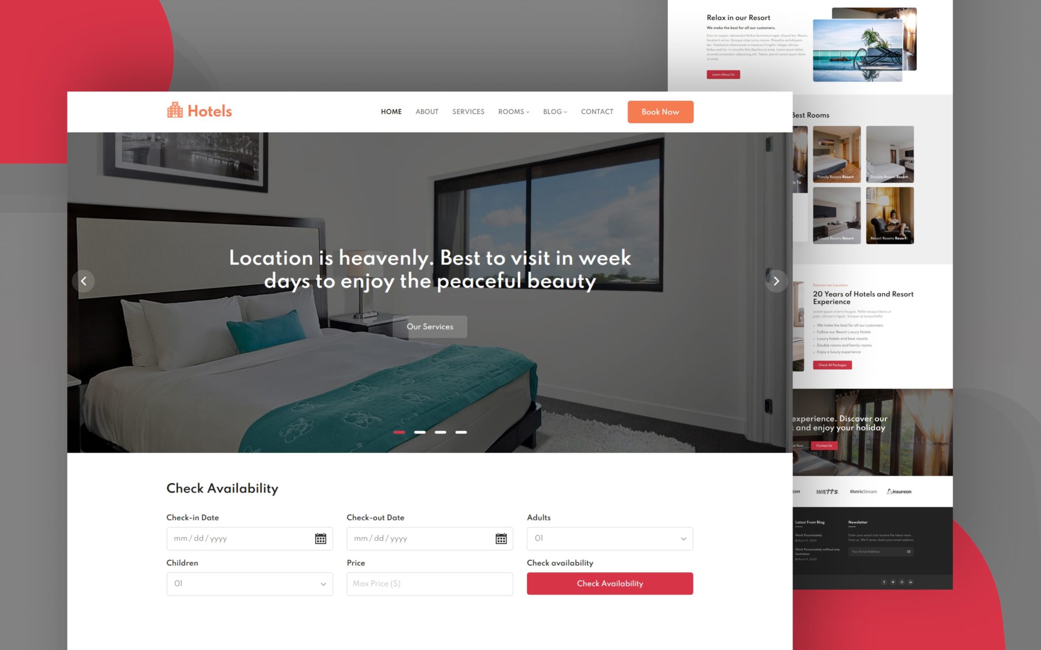 Hotels Website Template » W3Layouts