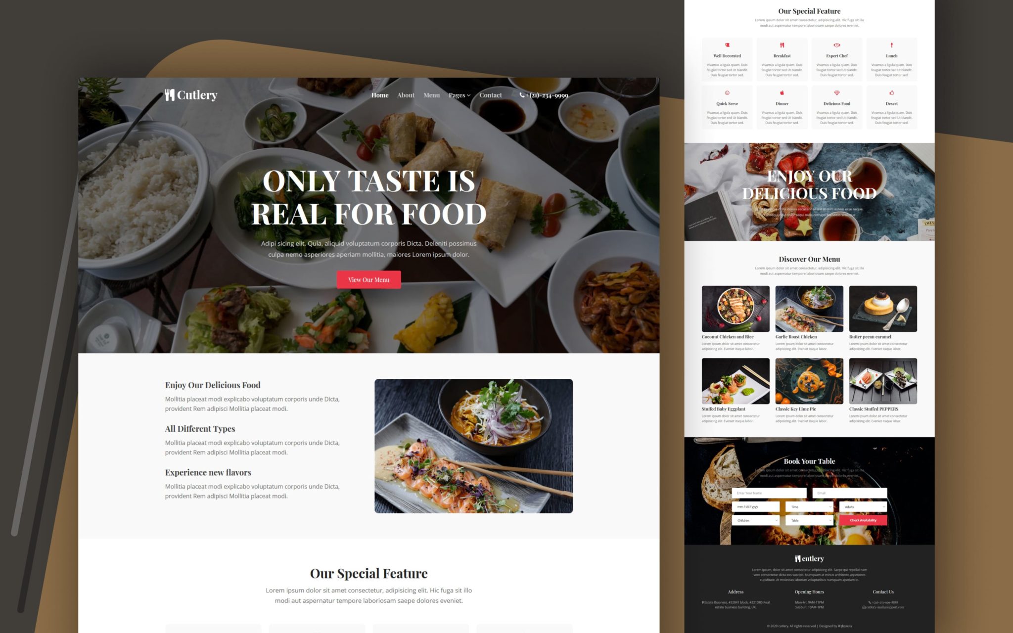 Cutlery Website Template » W3Layouts