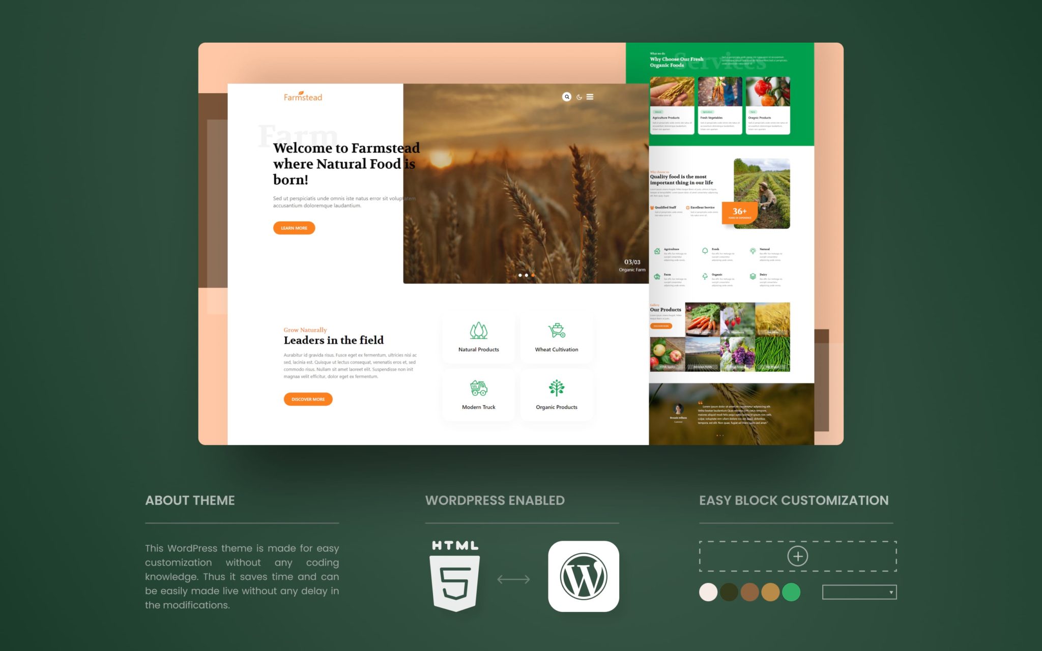 Agriculture website templates and themes » W3Layouts