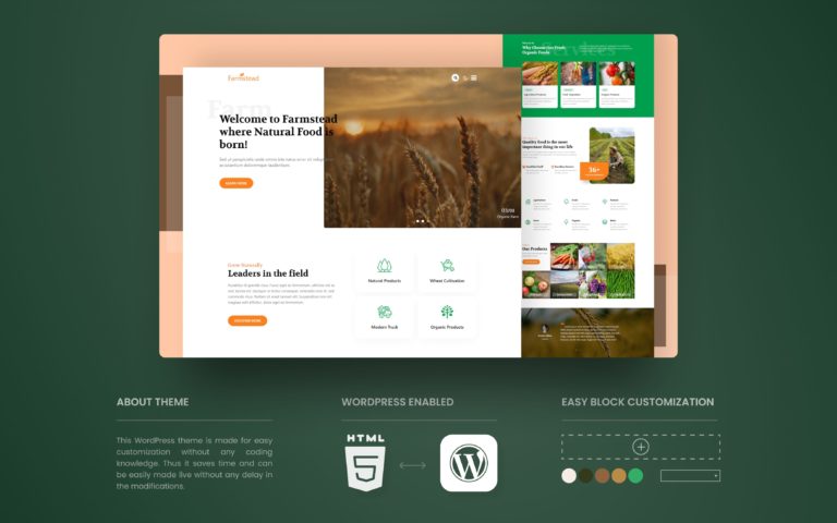 Agriculture website templates and themes » W3Layouts