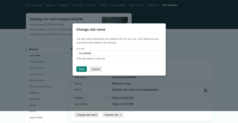 A Guide on how to deploy a static website on Netlify » W3Layouts