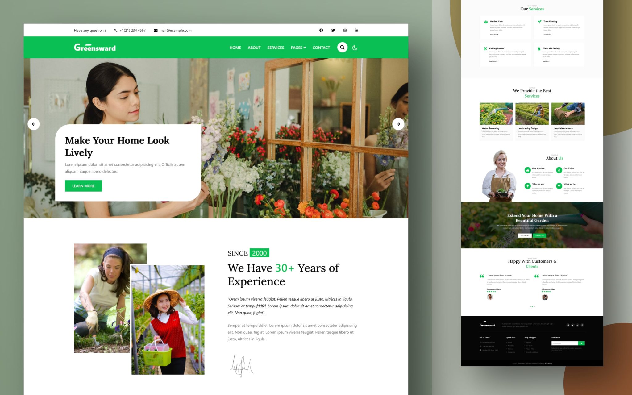 Agriculture website templates and themes » W3Layouts