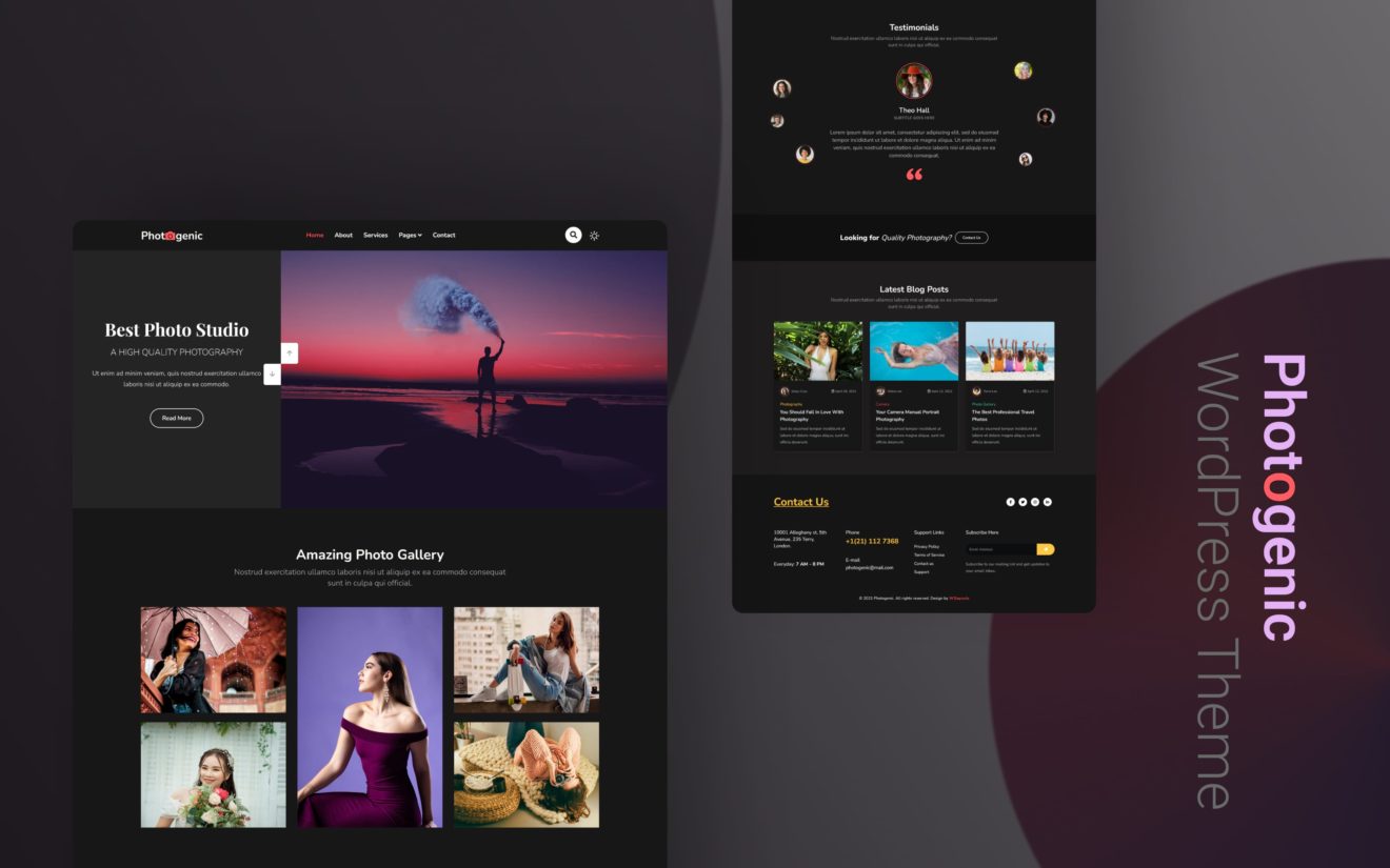 Photo Gallery Portfolio Website Templates and WordPress Themes » W3Layouts