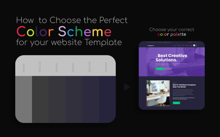 How to Choose the Perfect Color Scheme for Your Website Template ...
