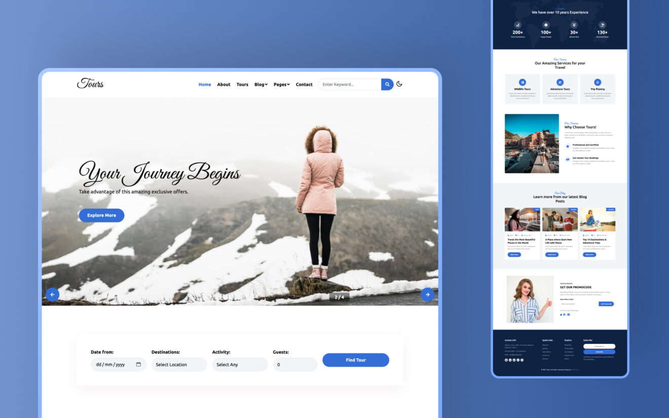 free website template Archives » W3Layouts