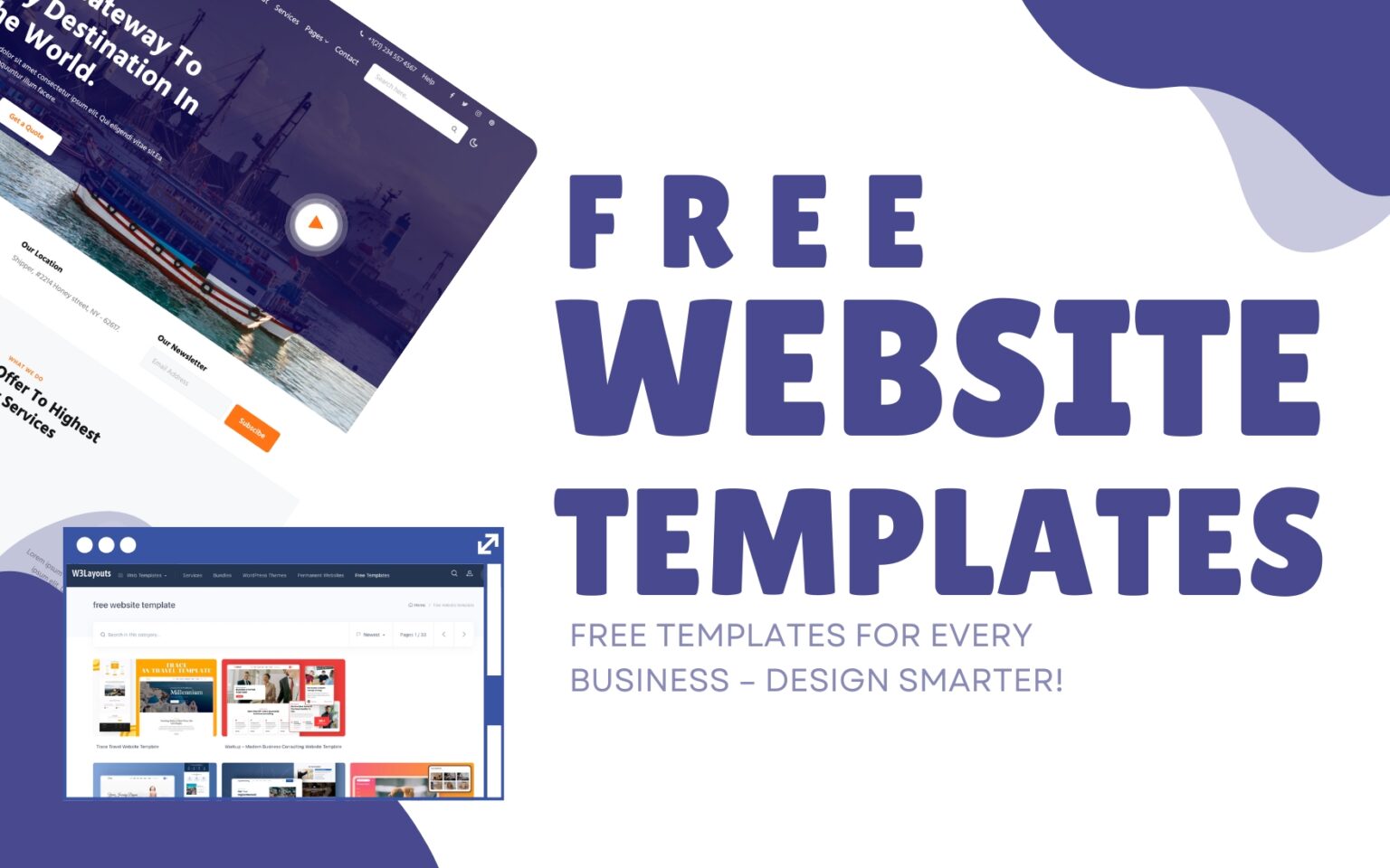 Free Website Templates for Every Business – Download Responsive Designs ...